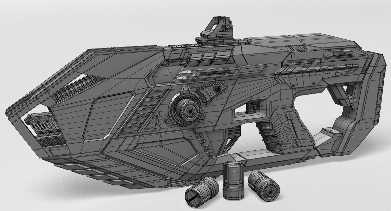 Plasma Rifle RTX J3 3D model | CGTrader