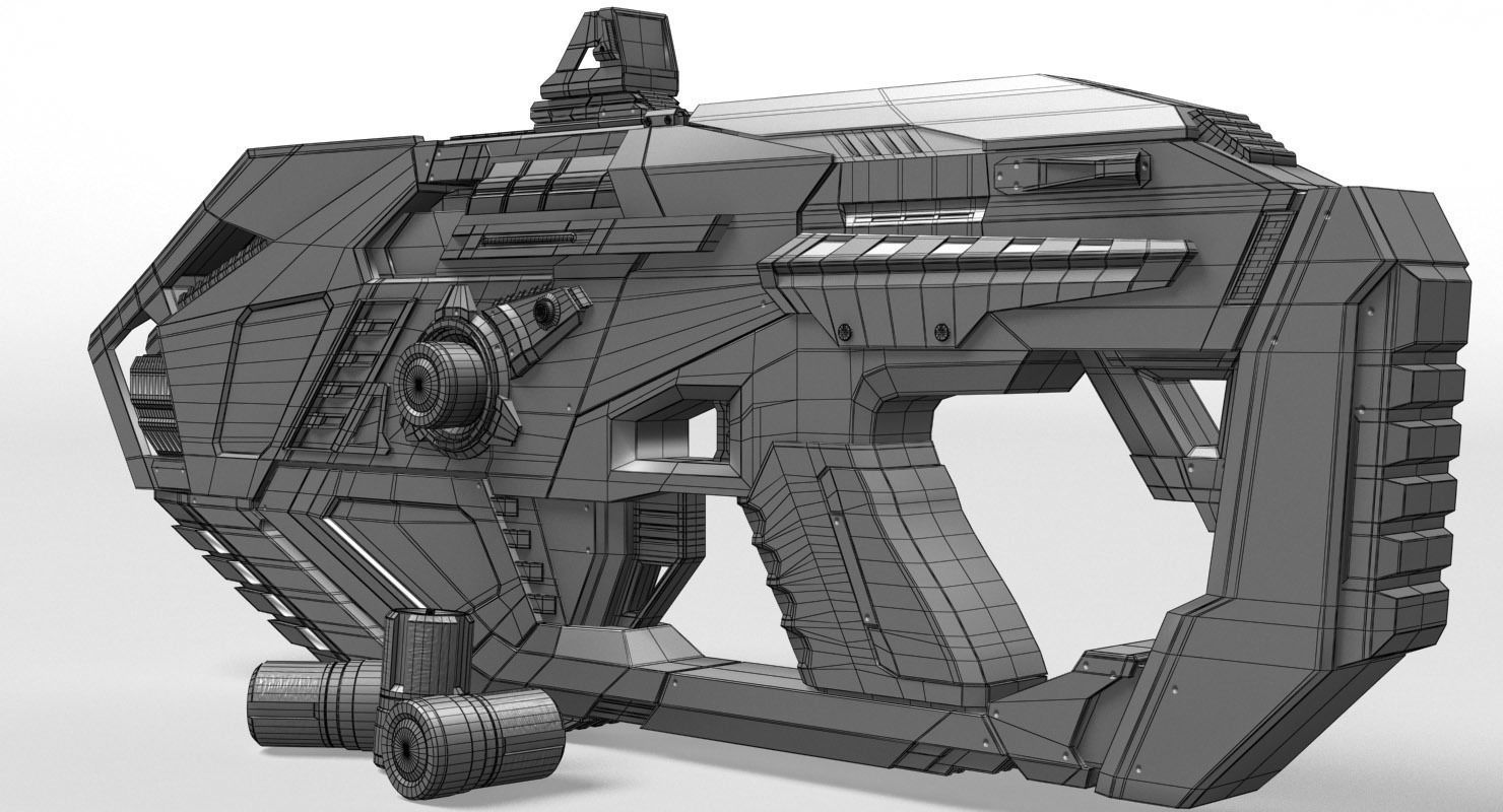 Plasma Rifle RTX J3 3D model | CGTrader