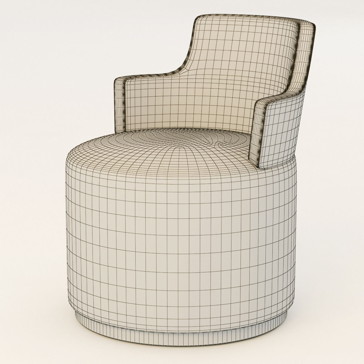 potocco curva chair 3D model | CGTrader