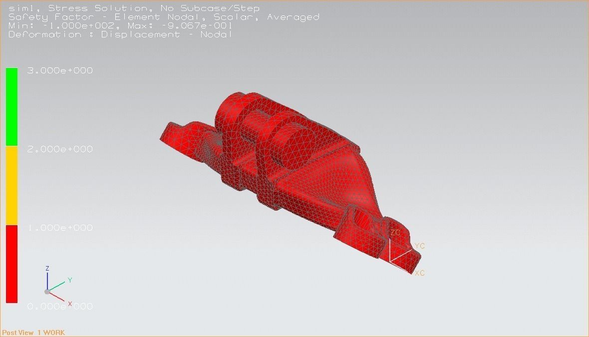 GE jet engine bracket V2 free 3D model | CGTrader