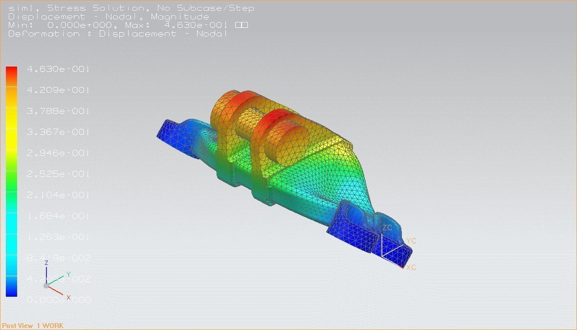 GE jet engine bracket V2 free 3D model | CGTrader