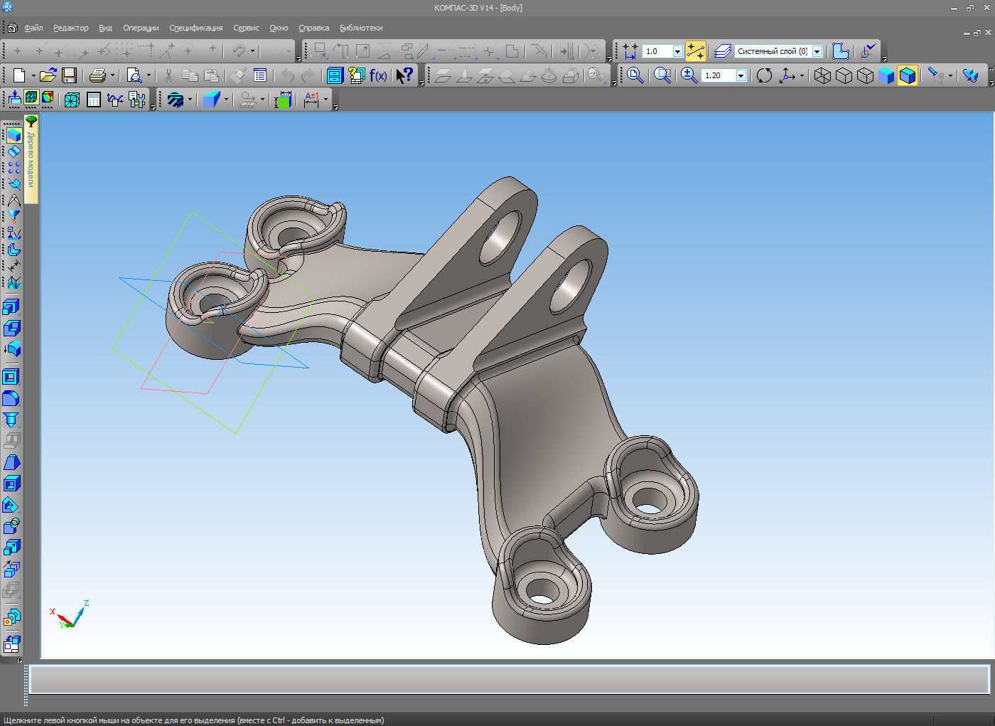 GE jet engine bracket V2 free 3D model | CGTrader