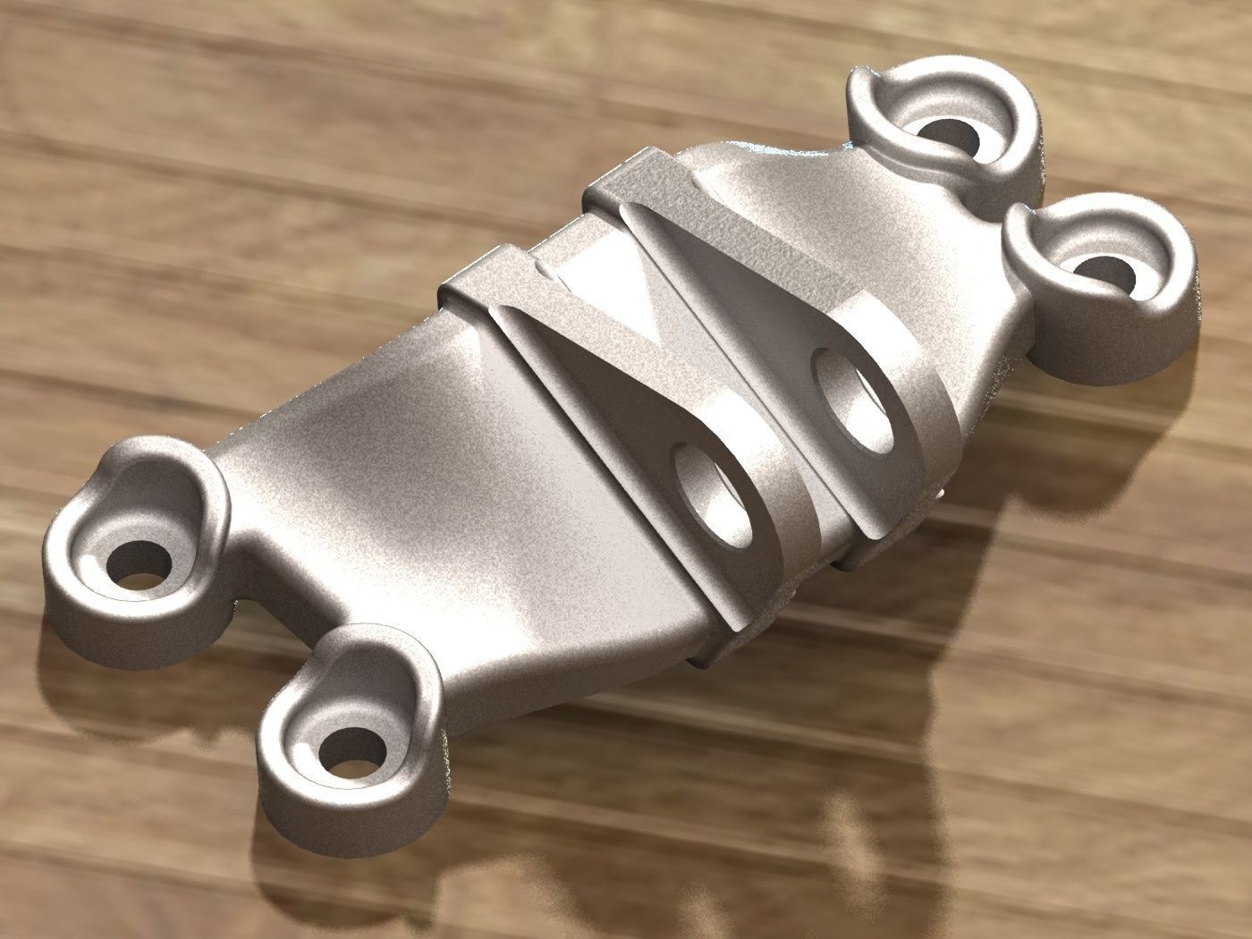 GE jet engine bracket V2 free 3D model | CGTrader