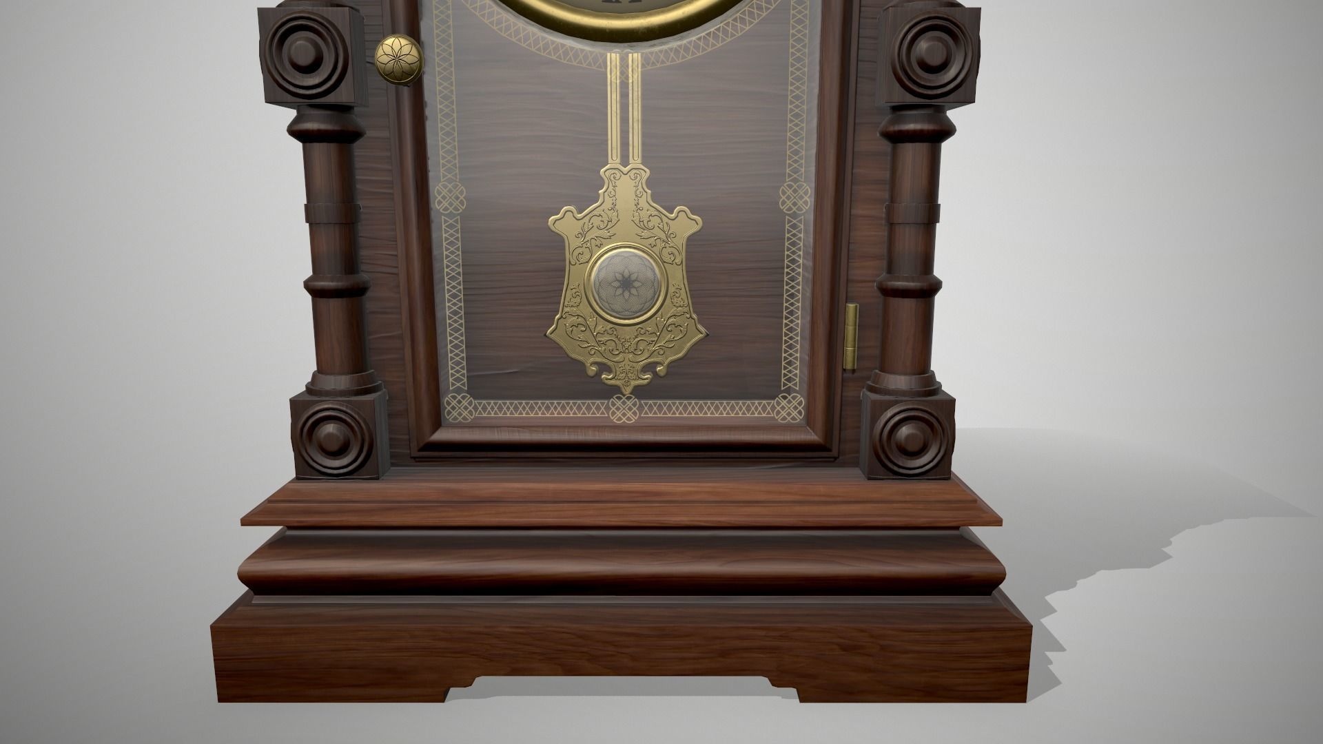 Antique Mantel Clock 3D model | CGTrader