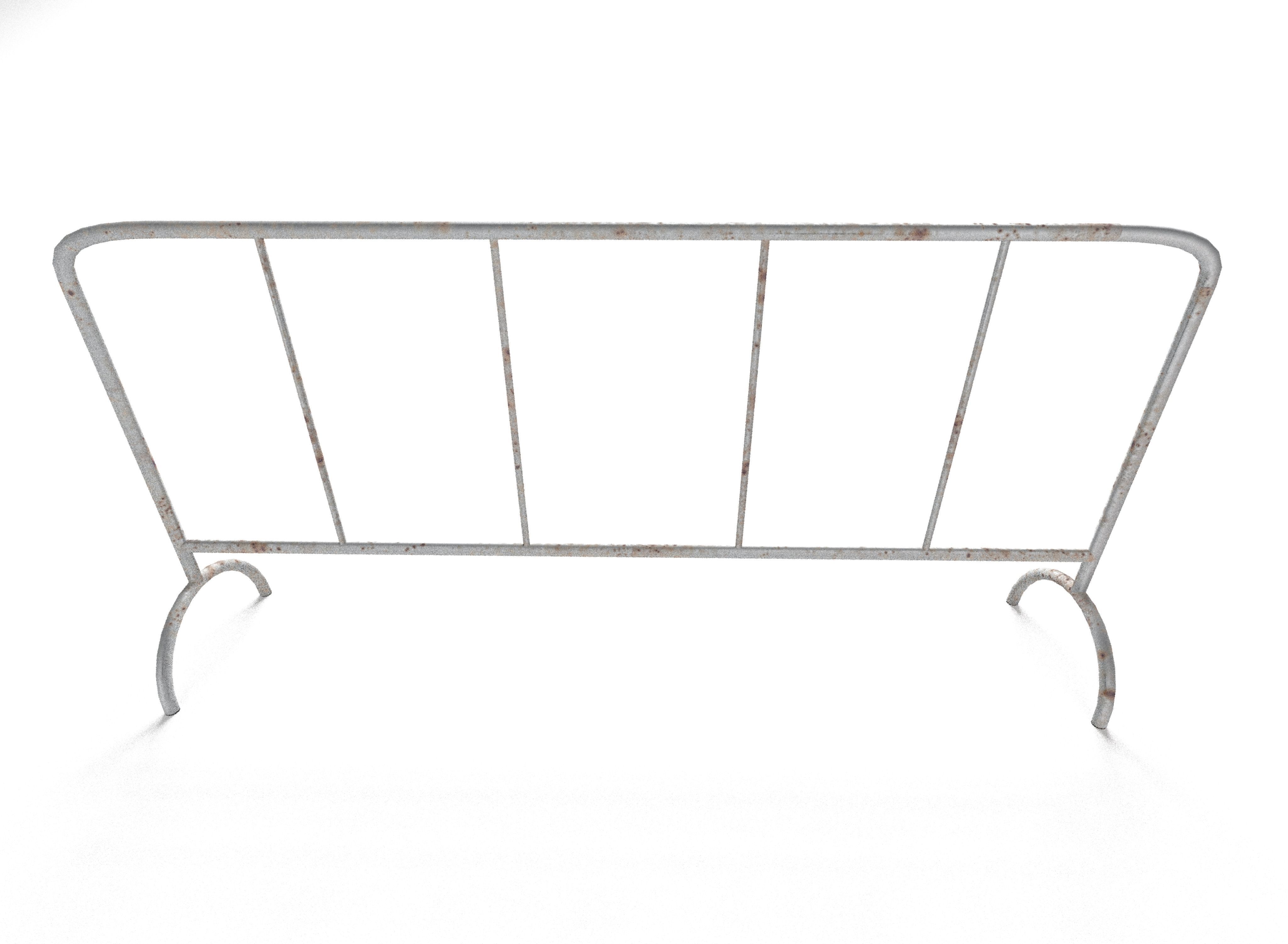 3D model roadblock set metal frame VR / AR / low-poly | CGTrader