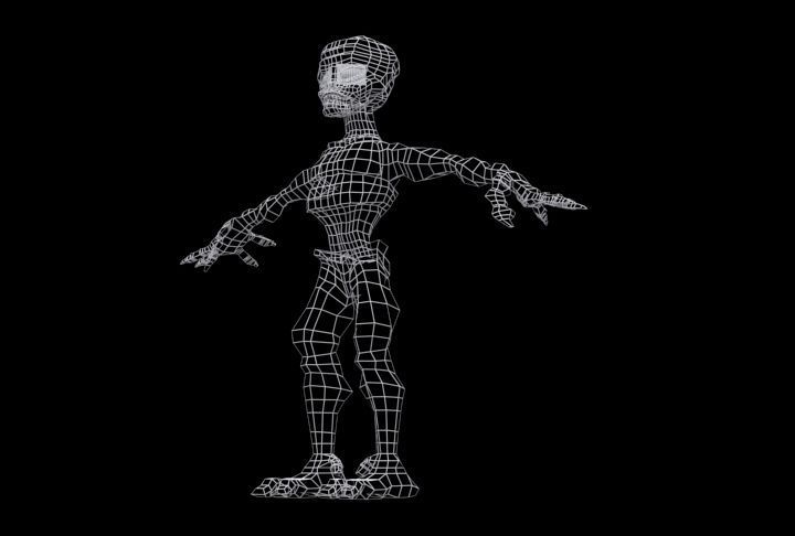 3D model Alien Character Low Poly VR / AR / low-poly | CGTrader