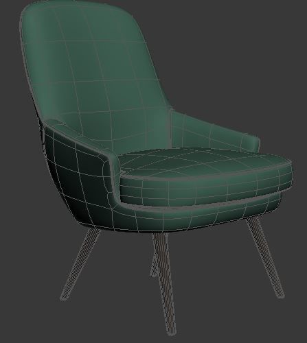 Reception Chair free 3D model | CGTrader