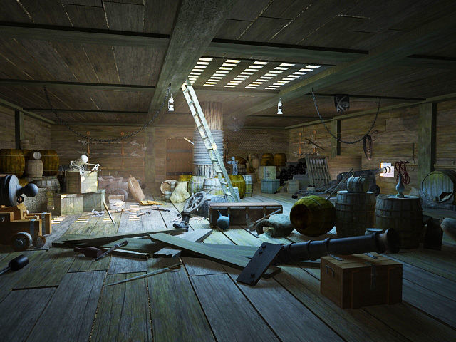 Armory Cabin 3D model | CGTrader