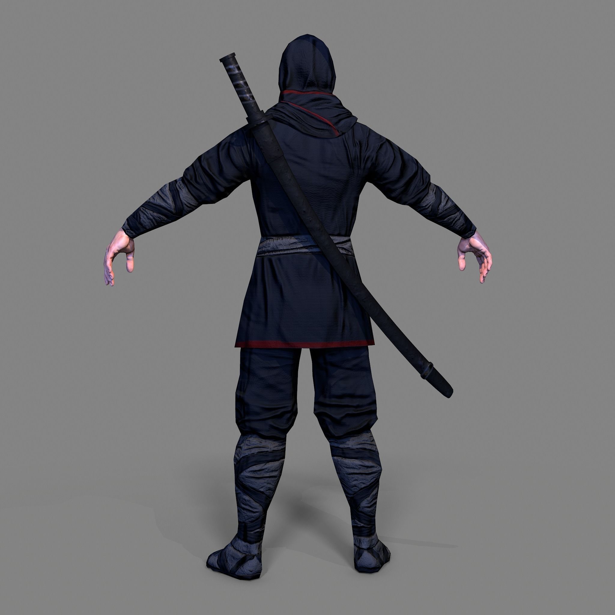 3D model Ninja VR / AR / low-poly | CGTrader