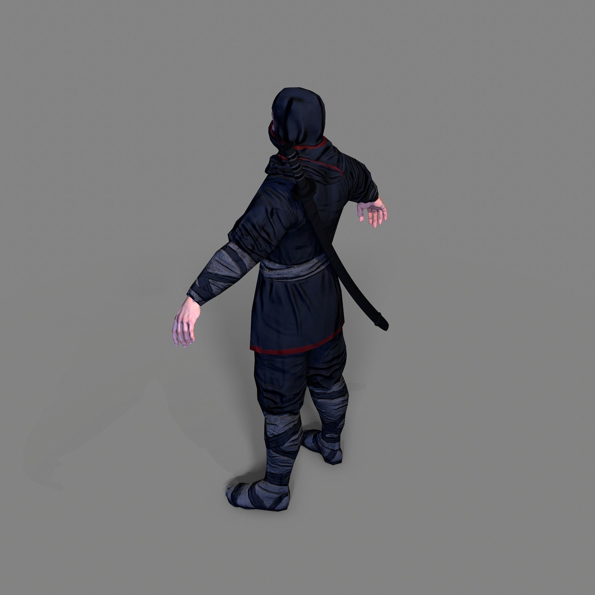 3D model Ninja VR / AR / low-poly | CGTrader