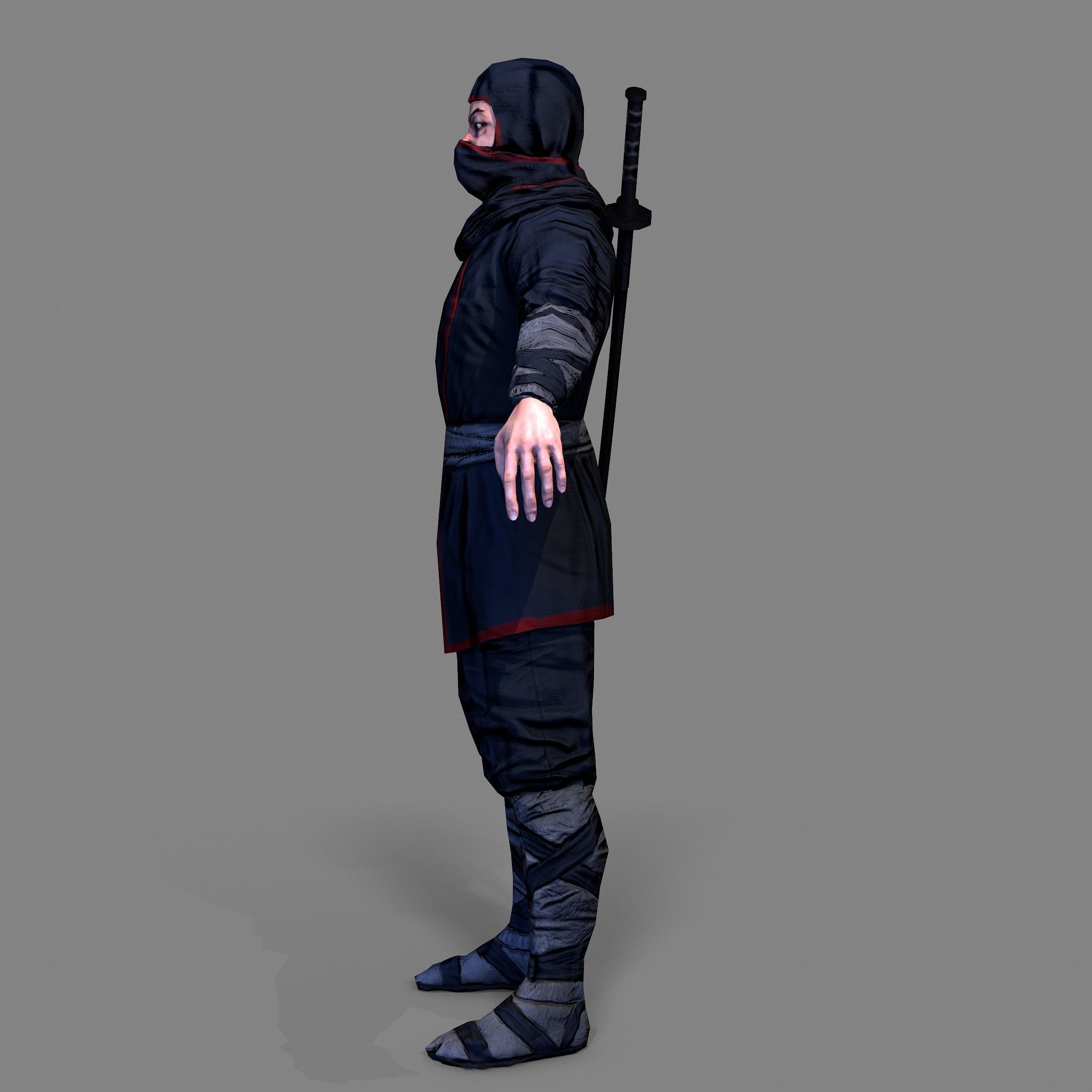 3D model Ninja VR / AR / low-poly | CGTrader