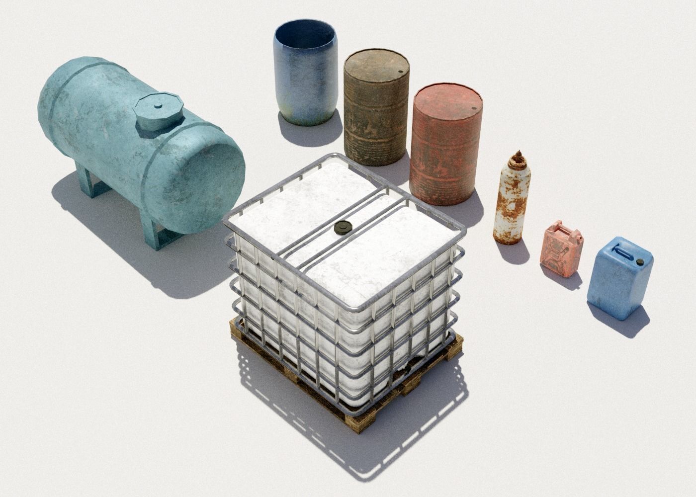 3D model Collection - Liquid tanks VR / AR / low-poly | CGTrader