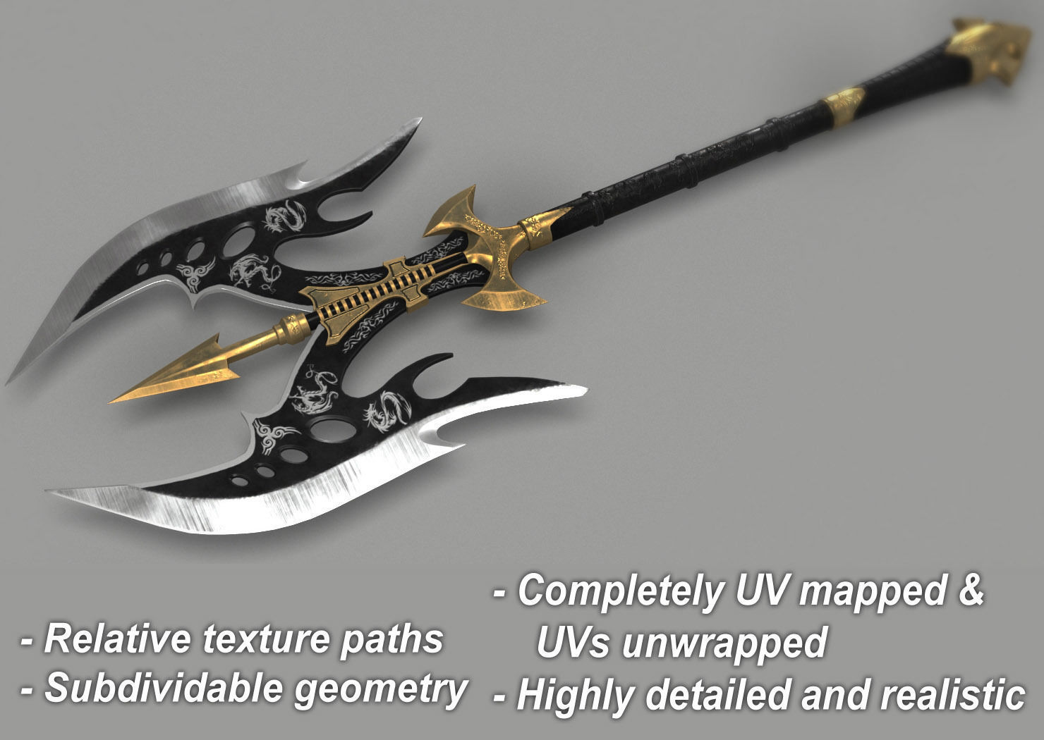 Medieval Axe Melee Weapon 3D model | CGTrader