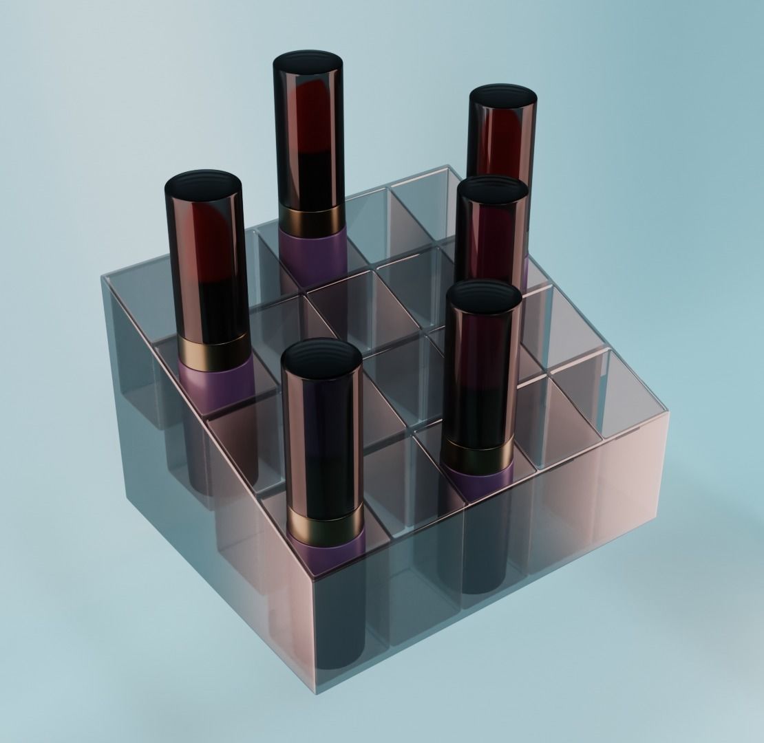 Lipsticks lipstick dispenser 3D model | CGTrader
