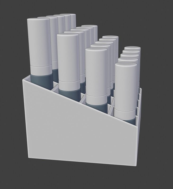 Lipsticks lipstick dispenser 3D model | CGTrader