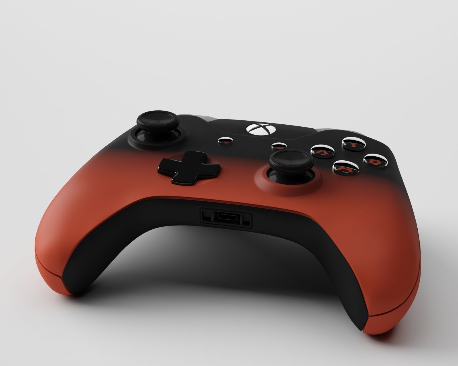 Xbox One Volcano Shadow Special Edition Controller 3D model | CGTrader