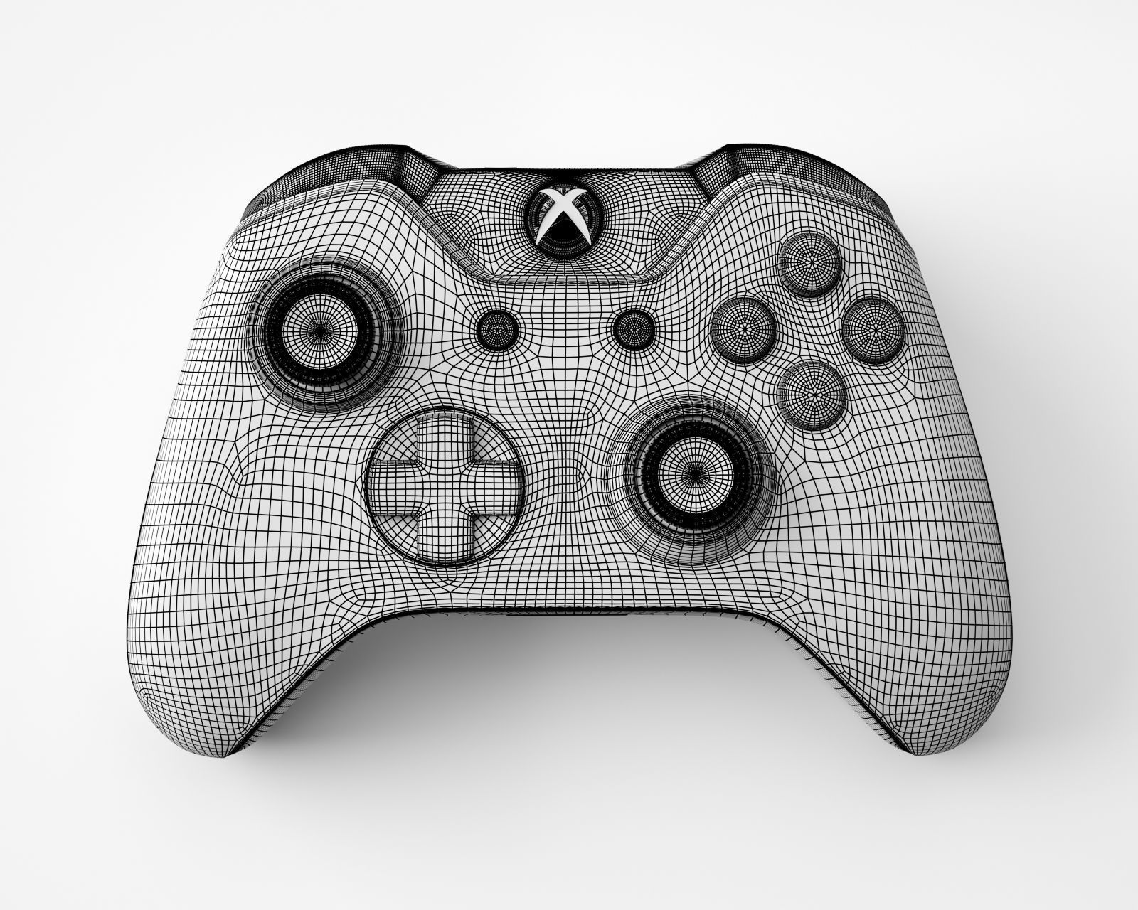 Xbox One Volcano Shadow Special Edition Controller 3D model | CGTrader