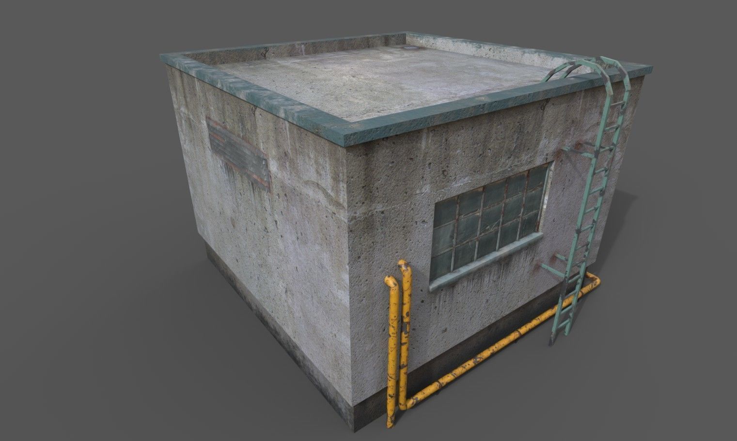 3D model Roof Exit low-poly 3D model VR / AR / low-poly | CGTrader