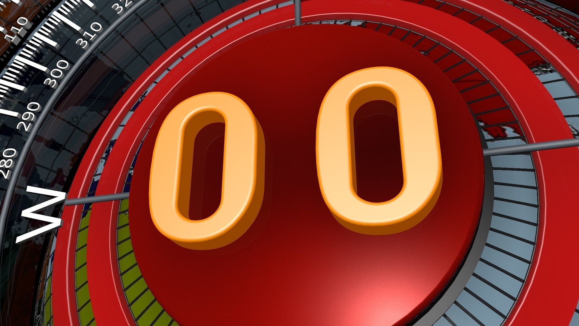 3D model TV News Time Clock VR / AR / low-poly | CGTrader