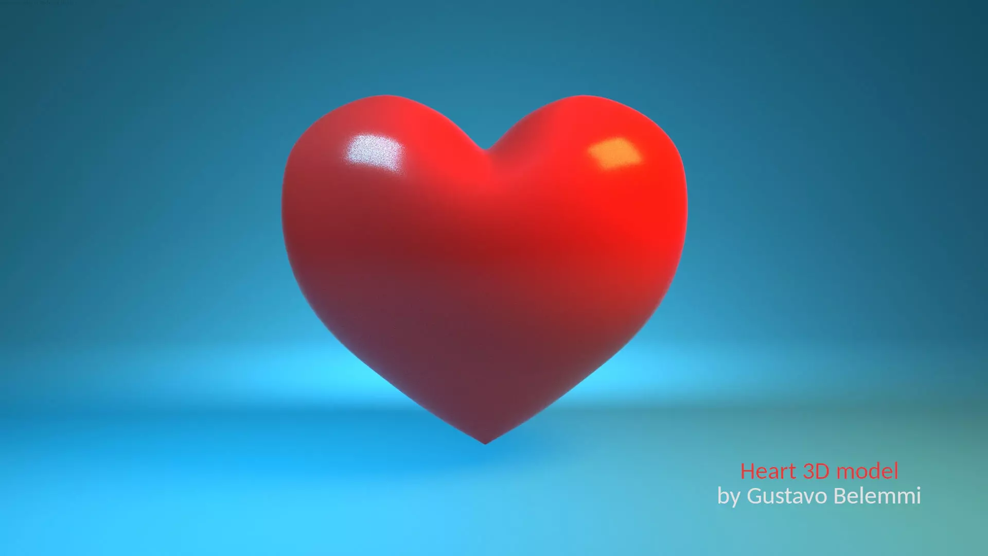 Simple symbolic heart free VR / AR / low-poly 3D model | CGTrader