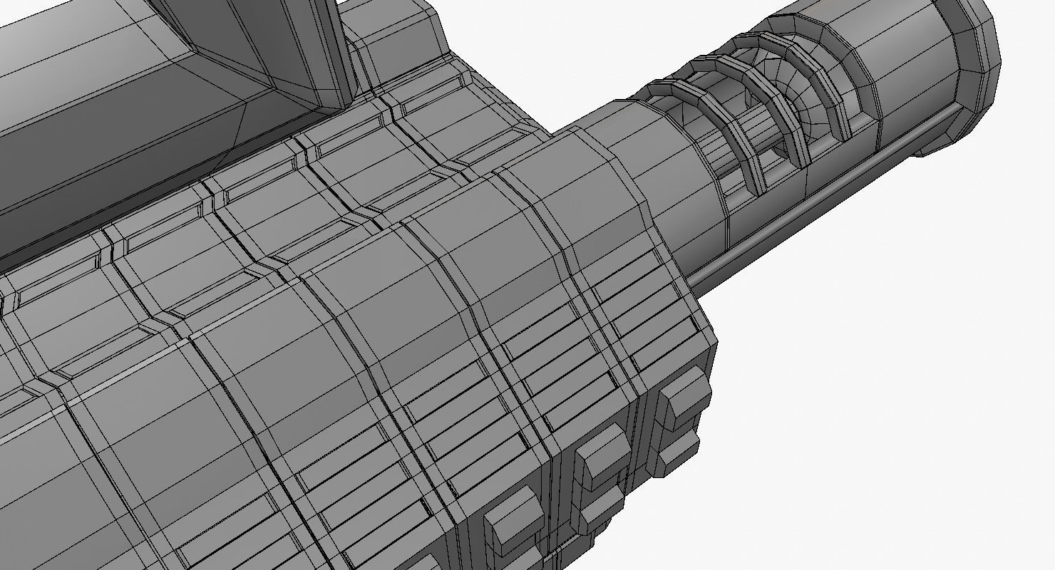 TGP Heavy Gun 3D model | CGTrader