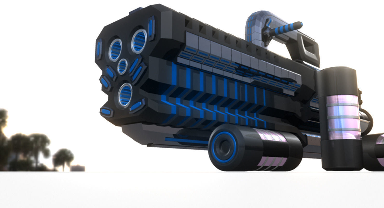 TGP Heavy Gun 3D model | CGTrader