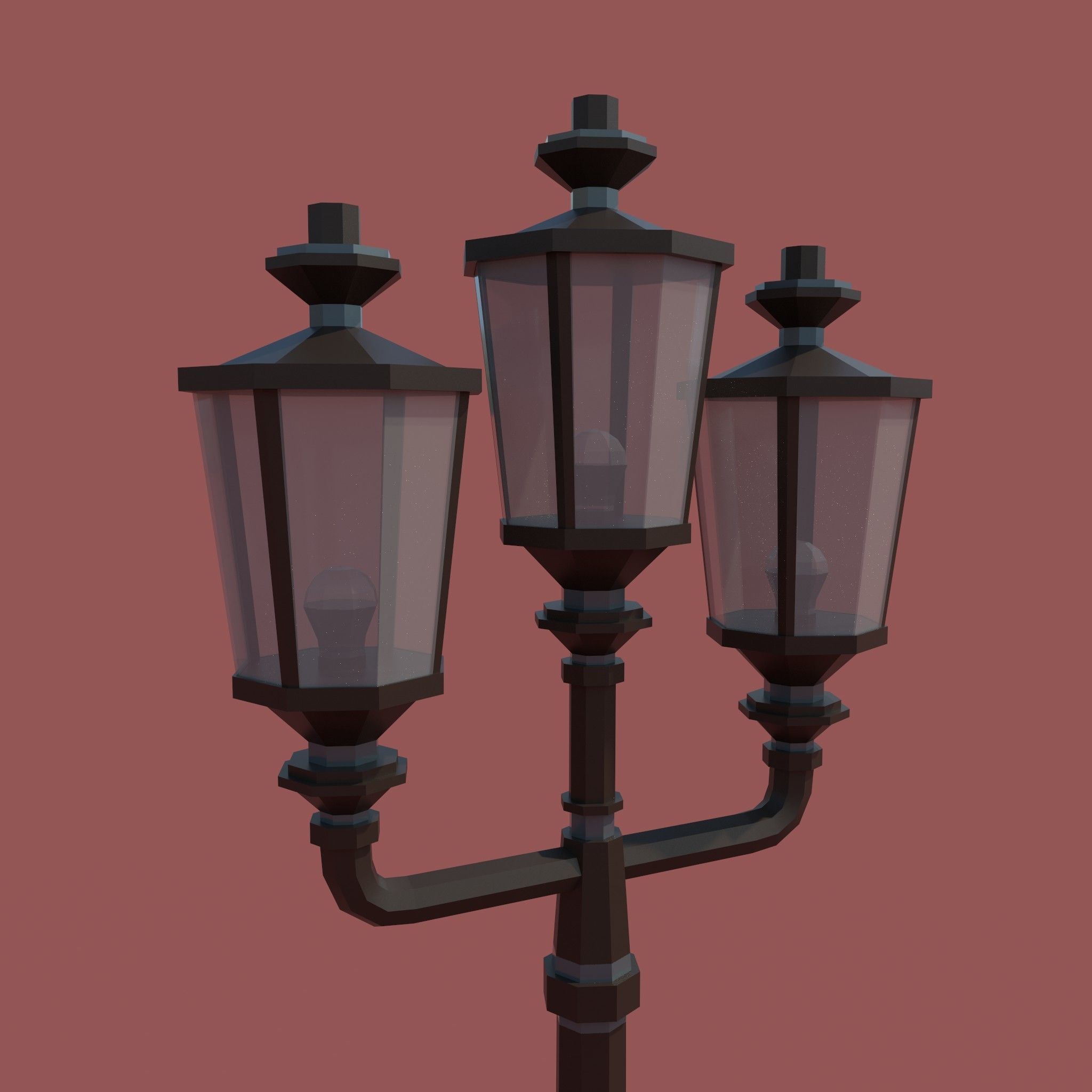 Light Pole free VR / AR / low-poly 3D model | CGTrader