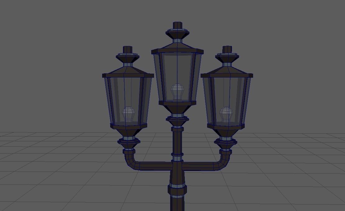 Light Pole free VR / AR / low-poly 3D model | CGTrader