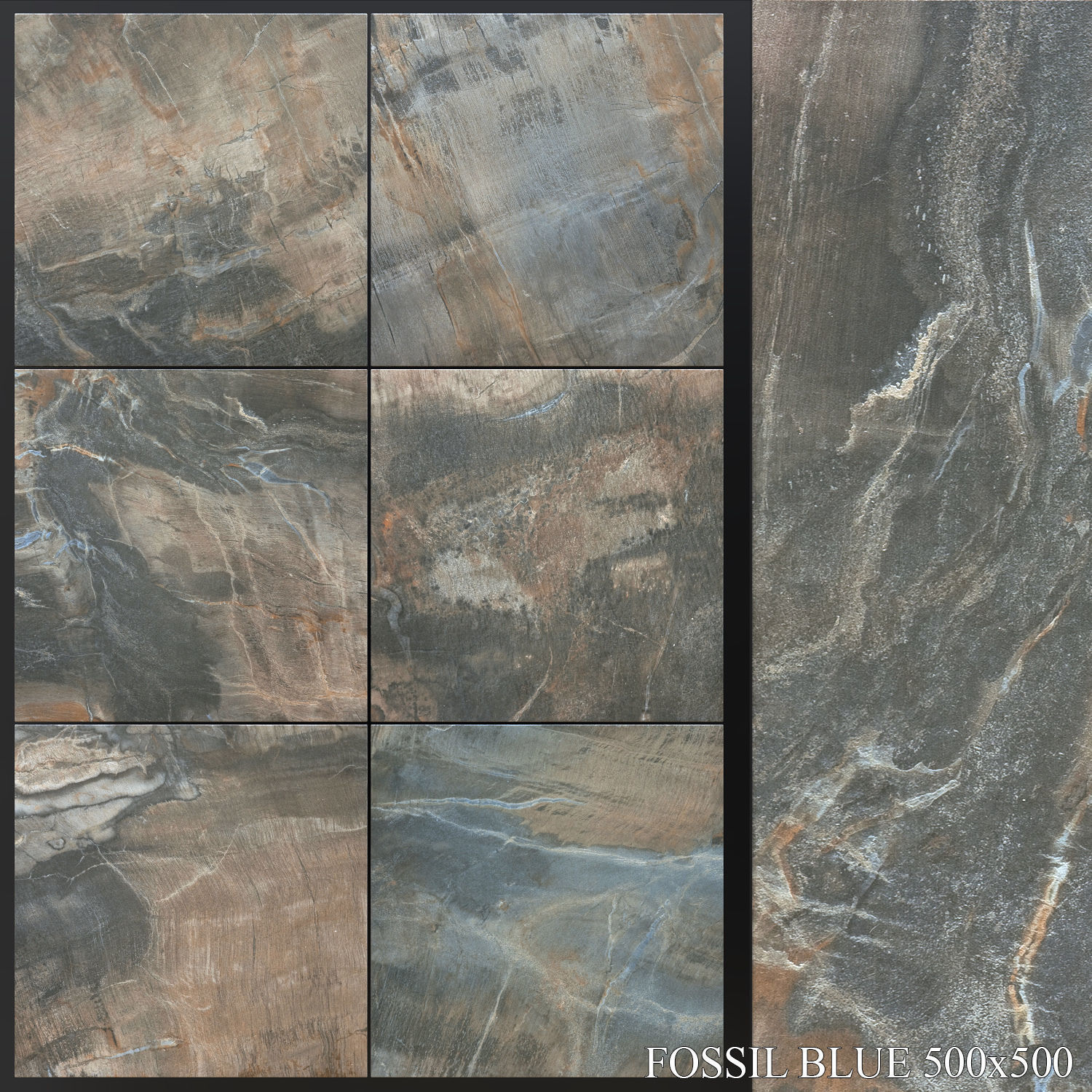 ABK Fossil Blue 500x500 3D model | CGTrader