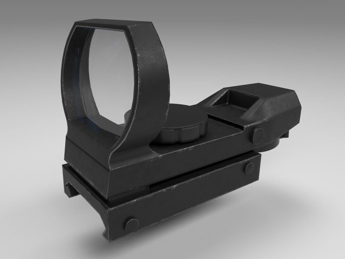 3D model Coyote Sight - Red Dot - Weapon Attachment - 3