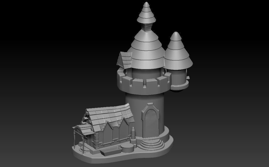 Mini Castle for your Office table and Home 3D model 3D printable | CGTrader