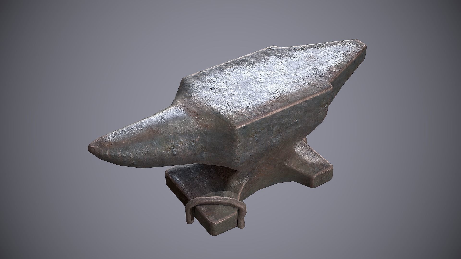 3D model Anvil Medieval VR / AR / low-poly | CGTrader