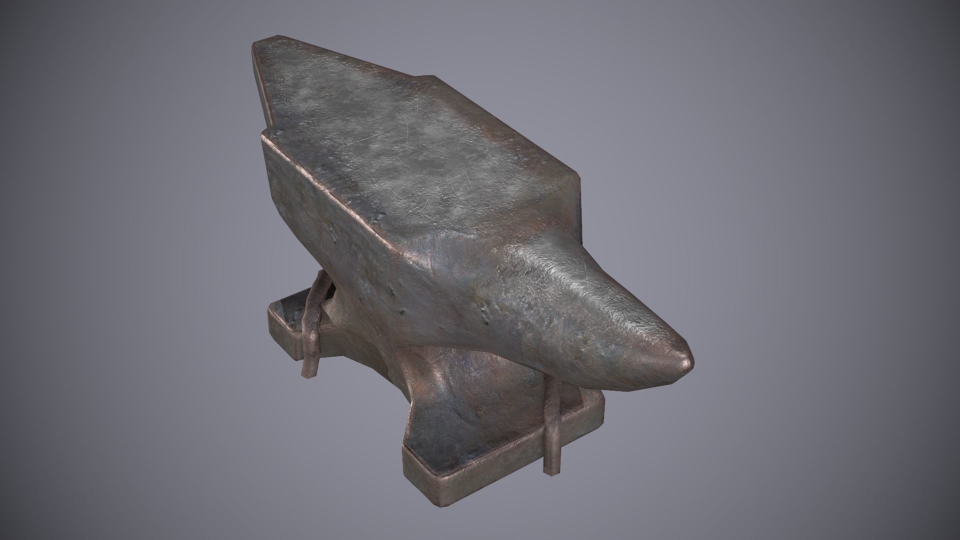 3D model Anvil Medieval VR / AR / low-poly | CGTrader