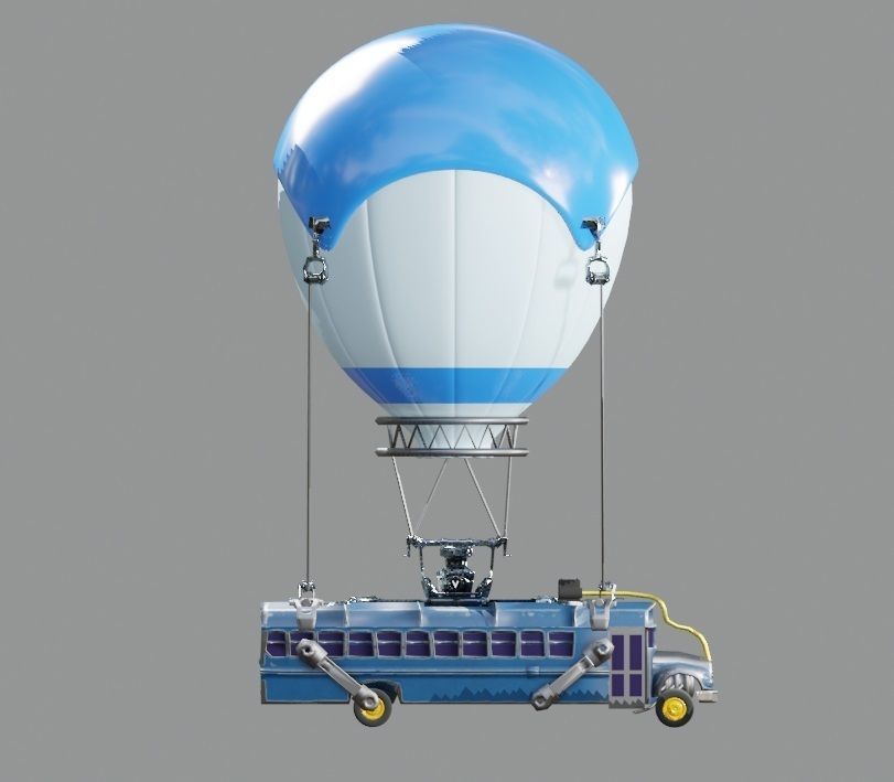 flying bus 3D model | CGTrader