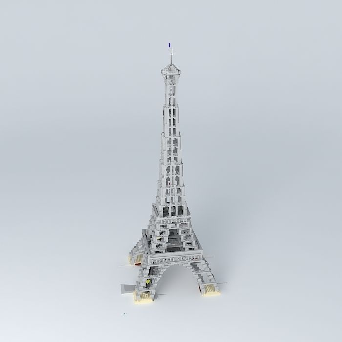 10181 Lego Eiffel Tower 3D model | CGTrader