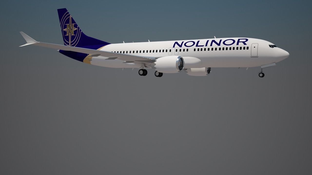 Nolinor Aviation 737 Aircraft 3D model | CGTrader