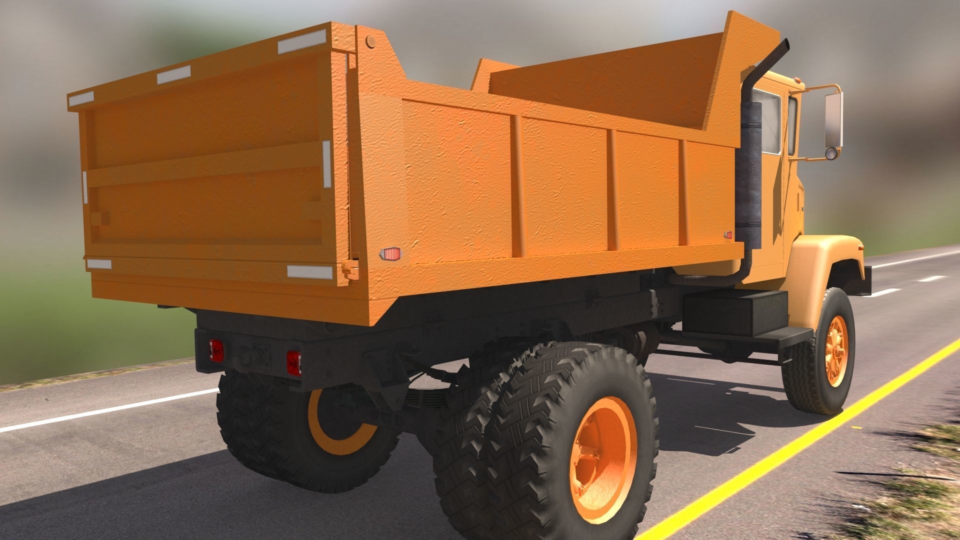 3D model FWD Tractioneer VR / AR / low-poly | CGTrader