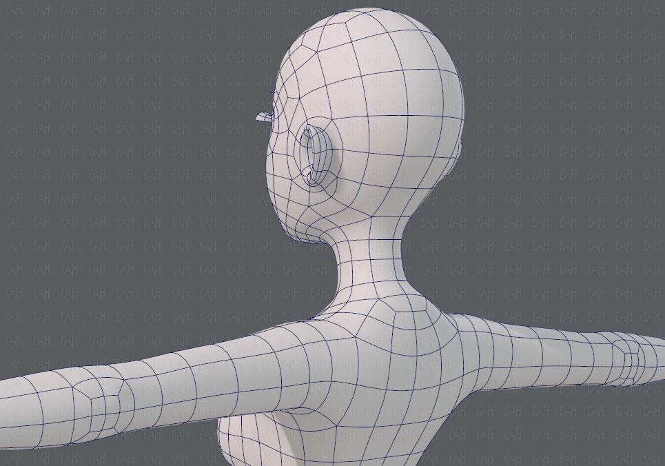 3D model Base mesh woman 19 VR / AR / low-poly | CGTrader