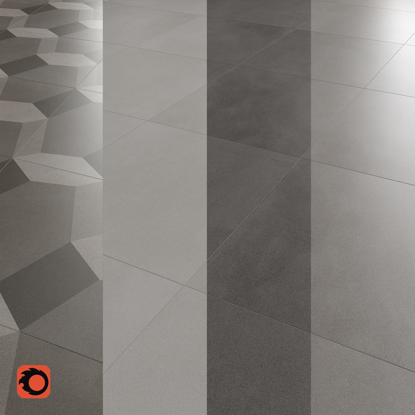 Portland concrete Floor Tile Texture | CGTrader