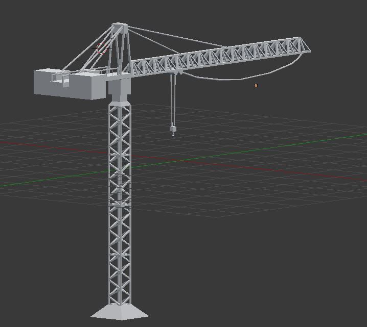 3D model Low Poly Crane VR / AR / low-poly | CGTrader