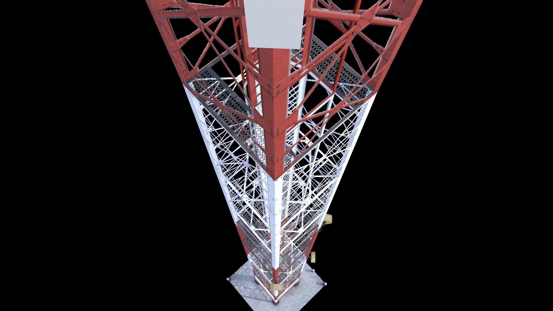 3D model Tower Signal Telecommunication Bts Provider VR / AR / low-poly ...