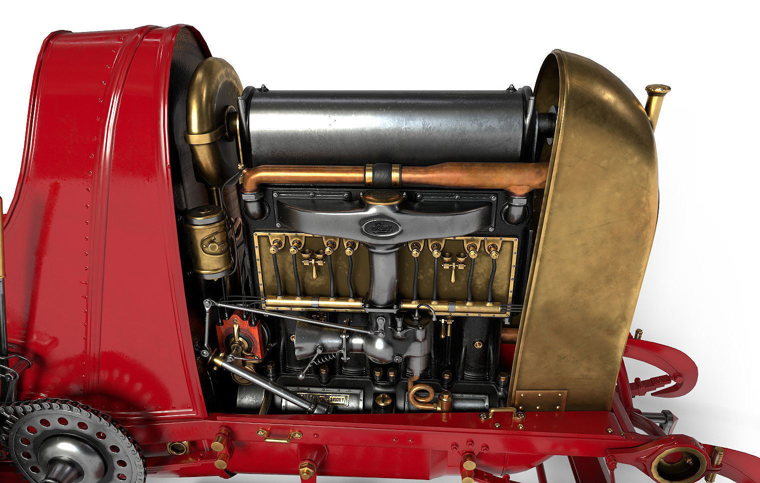 Engine Fiat S76 Beast of Turin 3D model | CGTrader