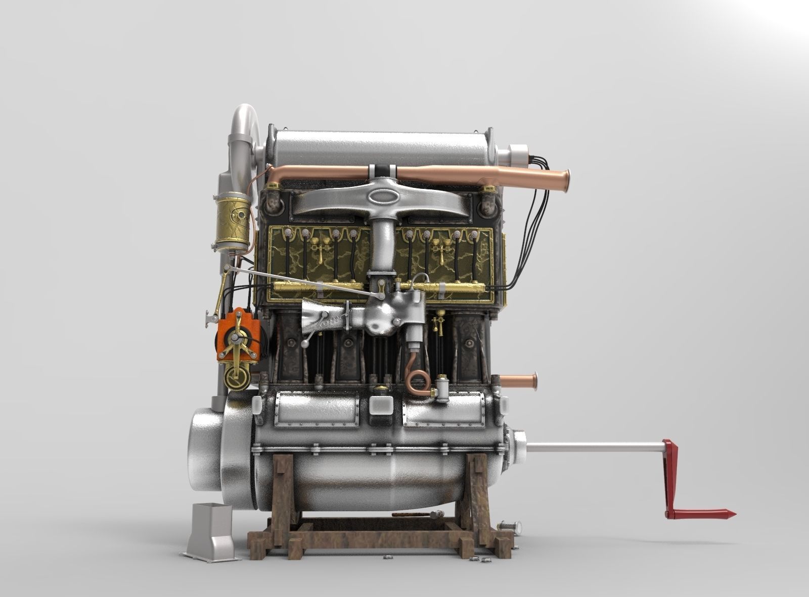 Engine Fiat S76 Beast of Turin 3D model | CGTrader