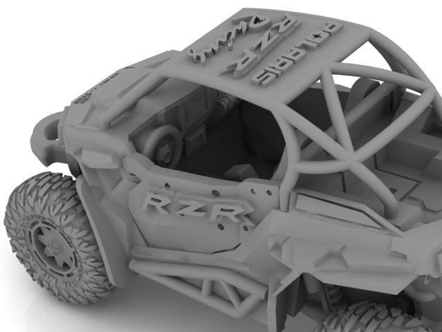 Mini RZR turbo 3D model 3D printable | CGTrader