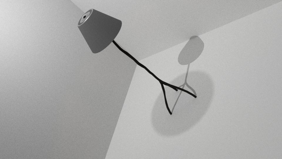 Modern Floor Lamp 3d Model - Twig Lamp free VR / AR / low-poly 3D model ...