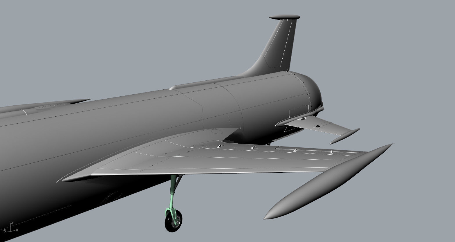 Leduc fighter jet 3D model | CGTrader