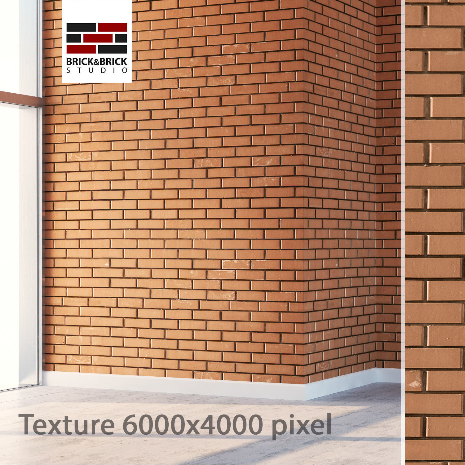 Texture brick 256 VR / AR / low-poly | CGTrader