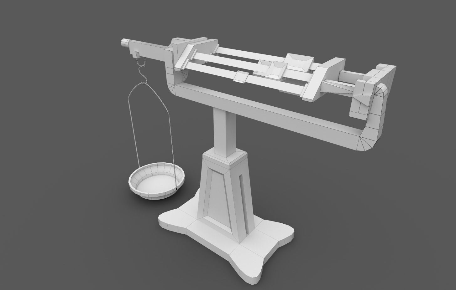 3D model Laboratory Balance Scales VR / AR / low-poly | CGTrader