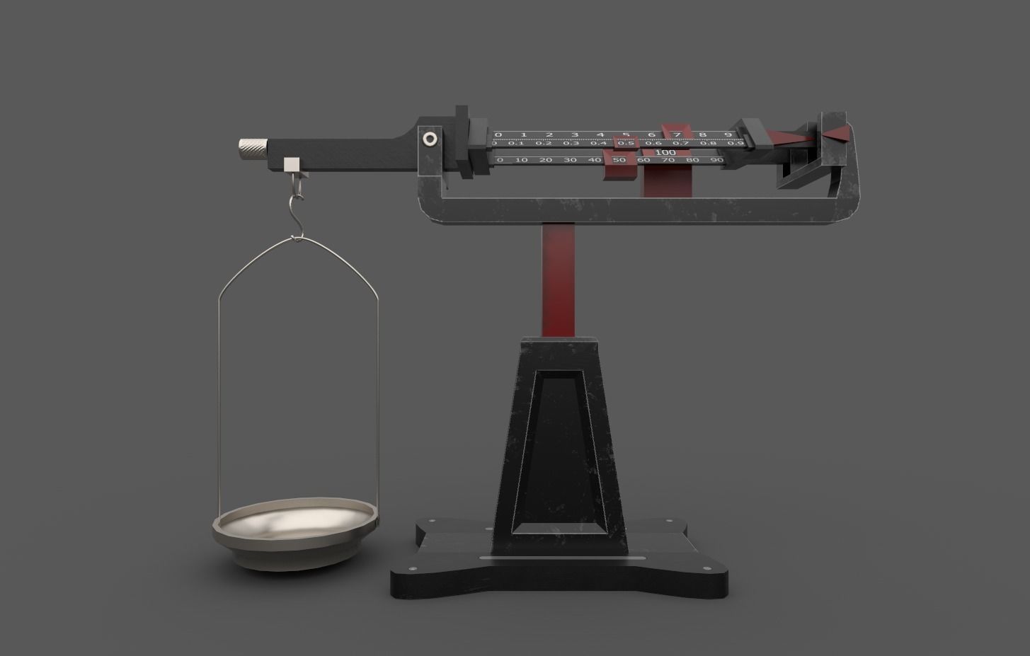 3D model Laboratory Balance Scales VR / AR / low-poly | CGTrader