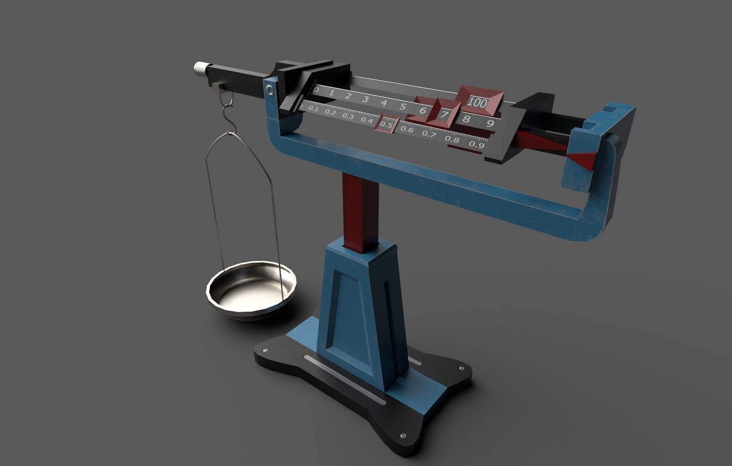3D model Laboratory Balance Scales VR / AR / low-poly | CGTrader